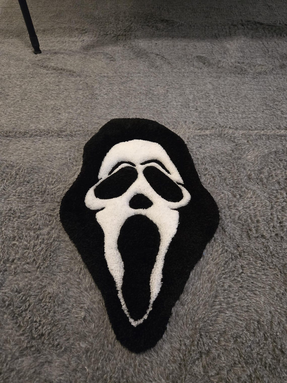 Ghost Face Tufted Decorative Rug Horror Movie Icon - Etsy