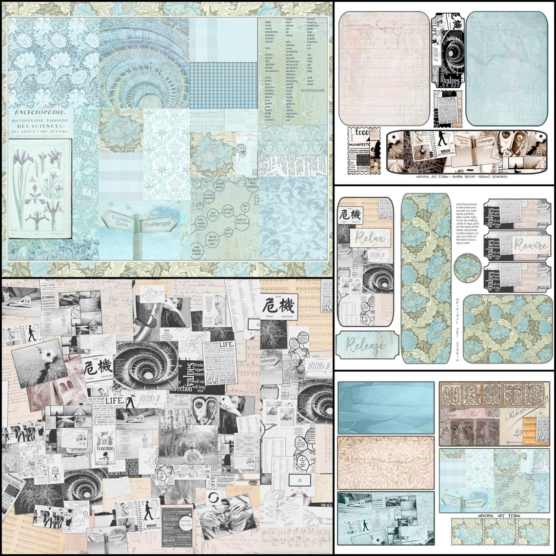 REBOOT Book Printable Pages for Journal-making - Etsy