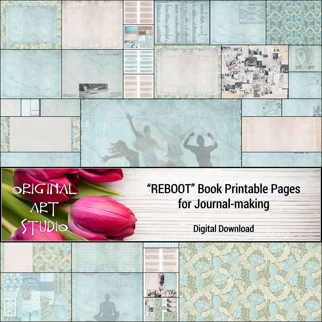 REBOOT Book Printable Pages for Journal-making - Etsy