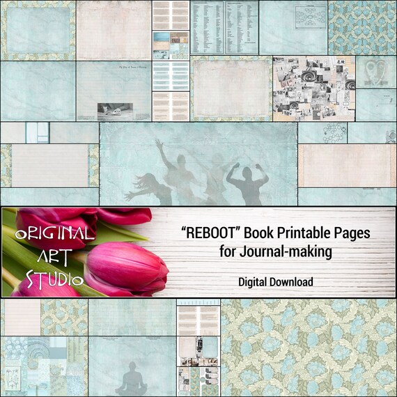 REBOOT Book Printable Pages for Journal-making | Etsy