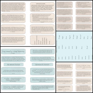 REBOOT Book Printable Pages for Journal-making - Etsy