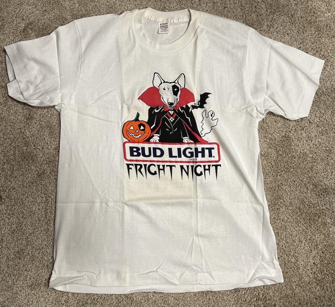 Vintage Limited Retro 80's Mouse-bat-bud-light-fright Night Halloween T ...