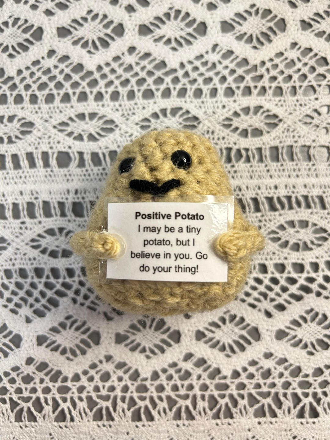 Positive Potato Crochet Gift! Crochet for Gifts, Birthdays, Holidays ...