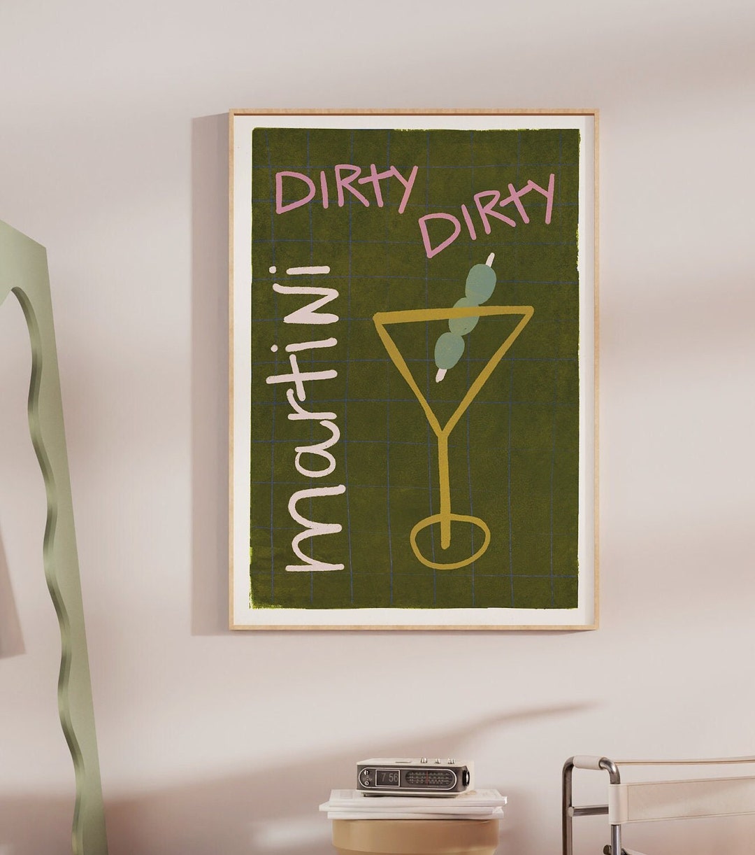 APERO #11 // Dirty Dirty Martini, LIMITED EDITION 12x16, 18x24 ...