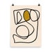 CONTORTIONIST // Abstract Poster, 8x10, 16X20, 18x24, Minimalist Art ...