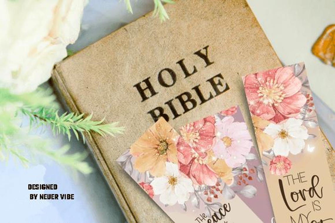 15 Bible Verses Bookmark Designs, Christian Inspirational Bookmarks ...