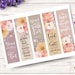 15 Bible Verses Bookmark Designs, Christian Inspirational Bookmarks ...