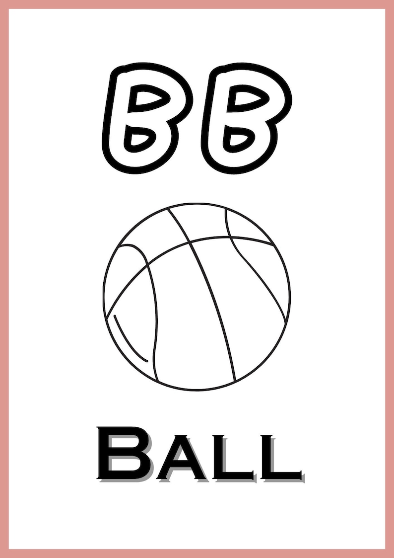 The Alphabet Coloring Book - Etsy