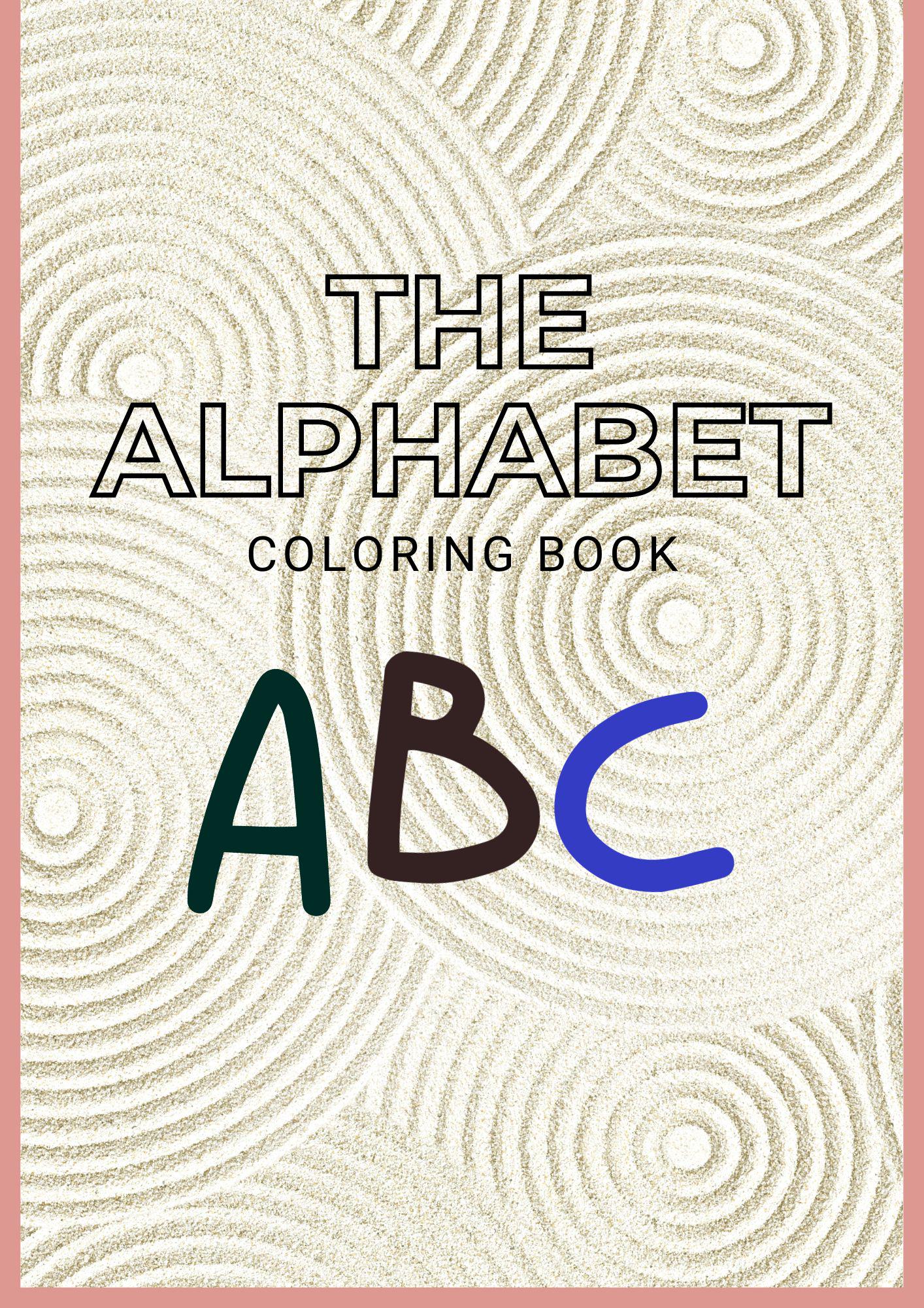 The Alphabet Coloring Book - Etsy