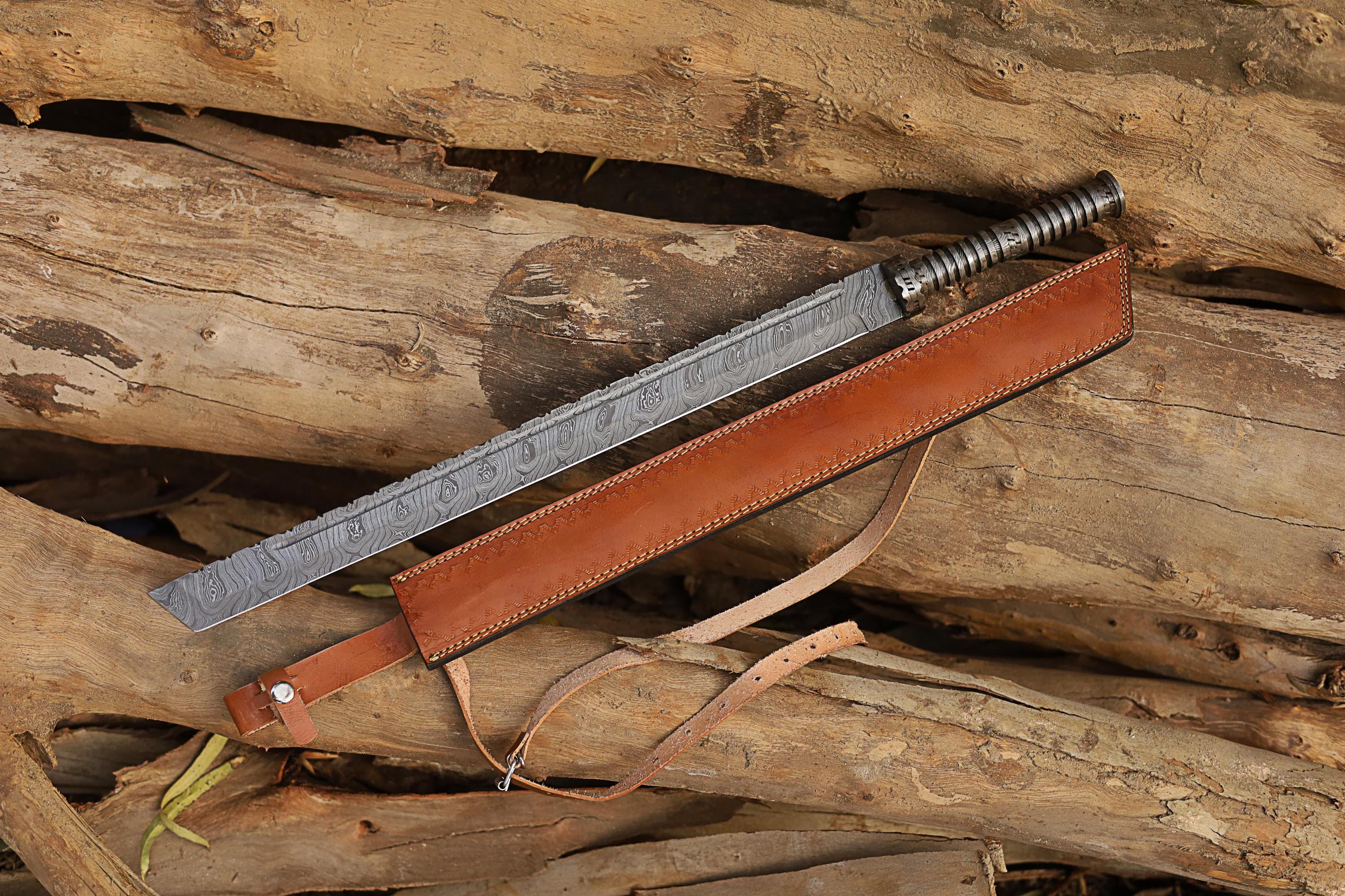 Damascus Sword | Viking Sword | Handmade Medieval Sword | Roman Sword ...