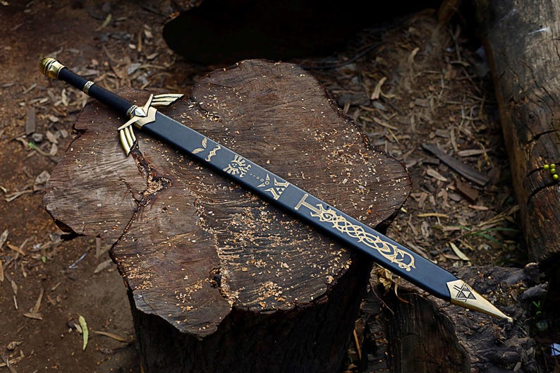 Master Sword Replica , Legend of Zelda Master Sword, Handmade Skyward ...