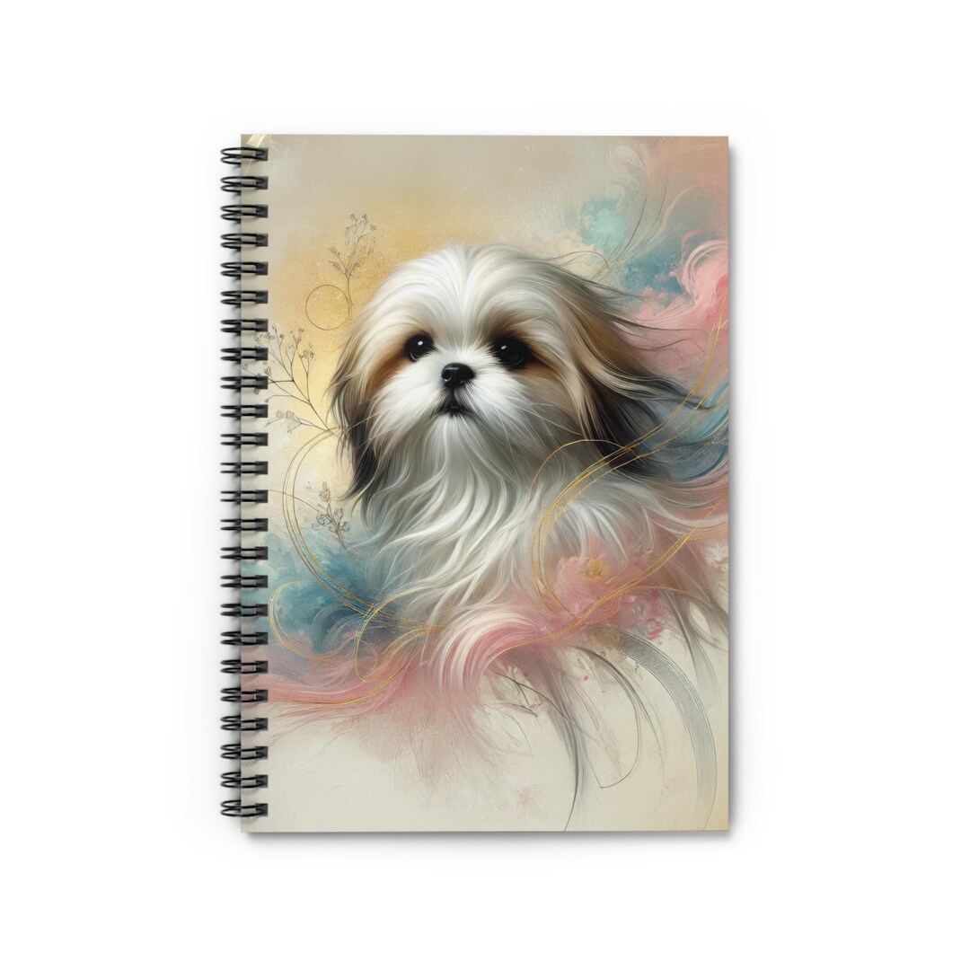 Shih Tzu Dog Spiral Notebook - Perfect Thoughtful Artistic Gift for Dog ...
