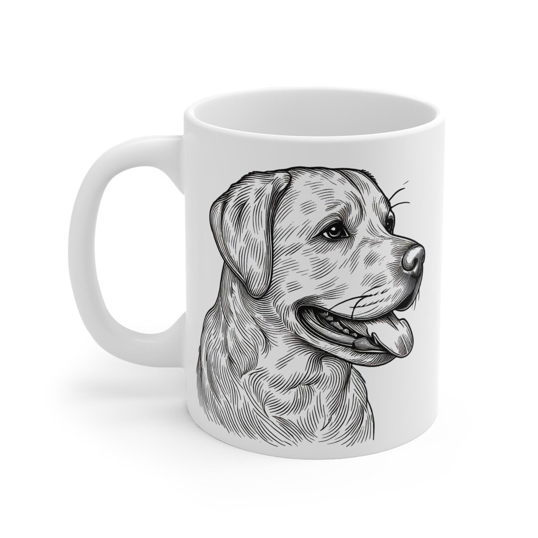 Labrador Retriever Dog Ceramic Coffee or Tea Mug 11oz Cup-exquisite Art ...