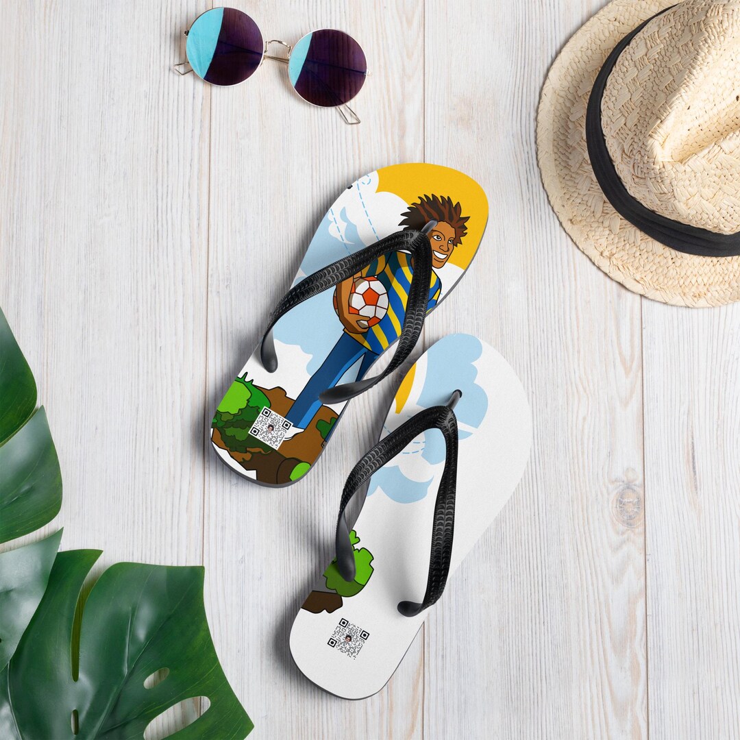 Cultural Fusion Chinese of Africa Inspired Flip-flops - Etsy