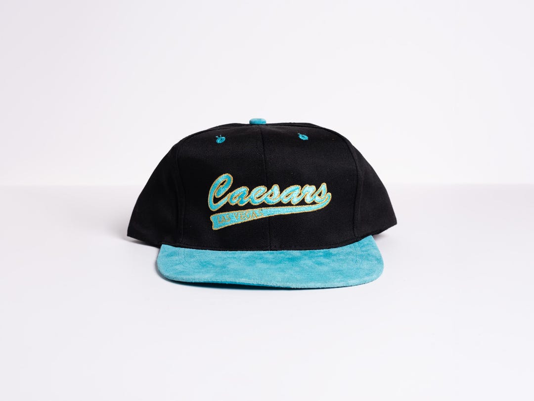 Vintage Caesars Las Vegas Snapback Hat Embroidered Snapback Hat Suede ...