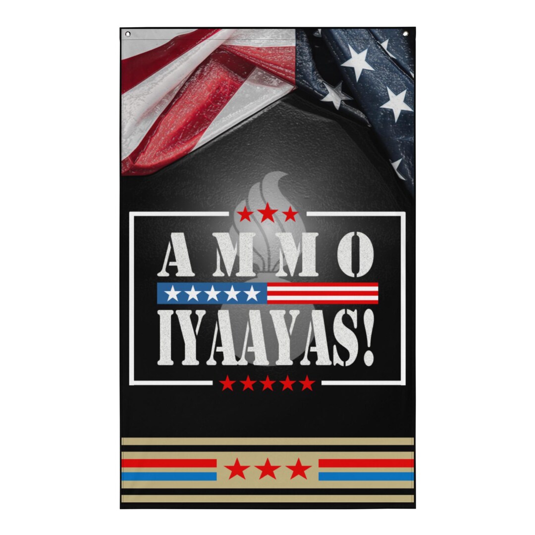 Patriotic Ammo Flag - Etsy