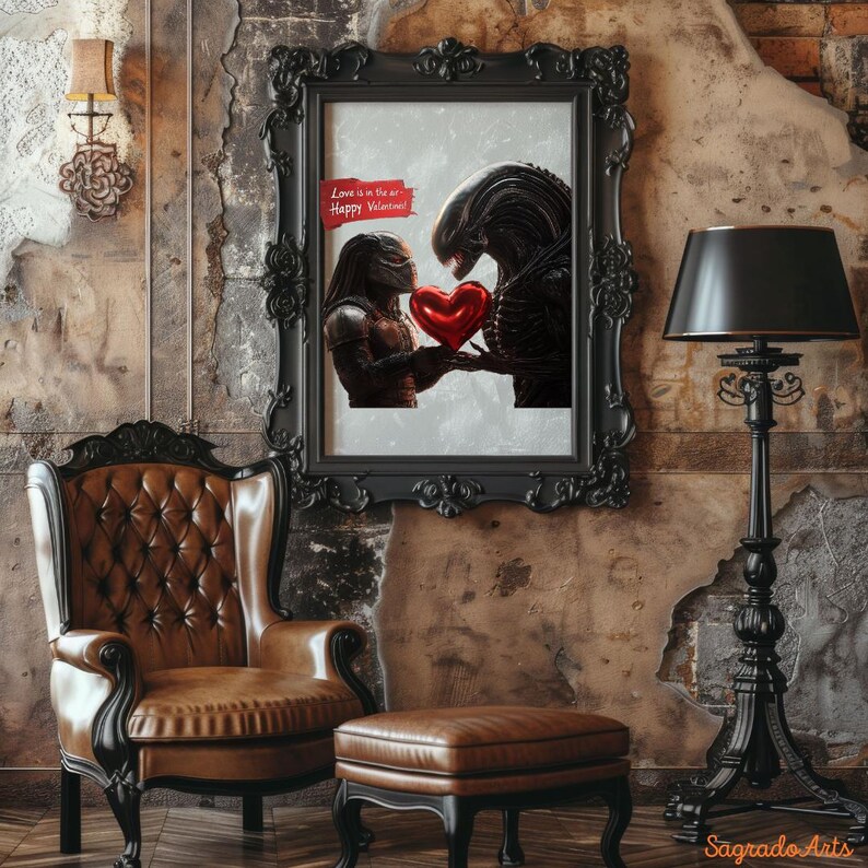 Valentine Png Alien Vs Predator Predator Valentine Alien Valentine ...