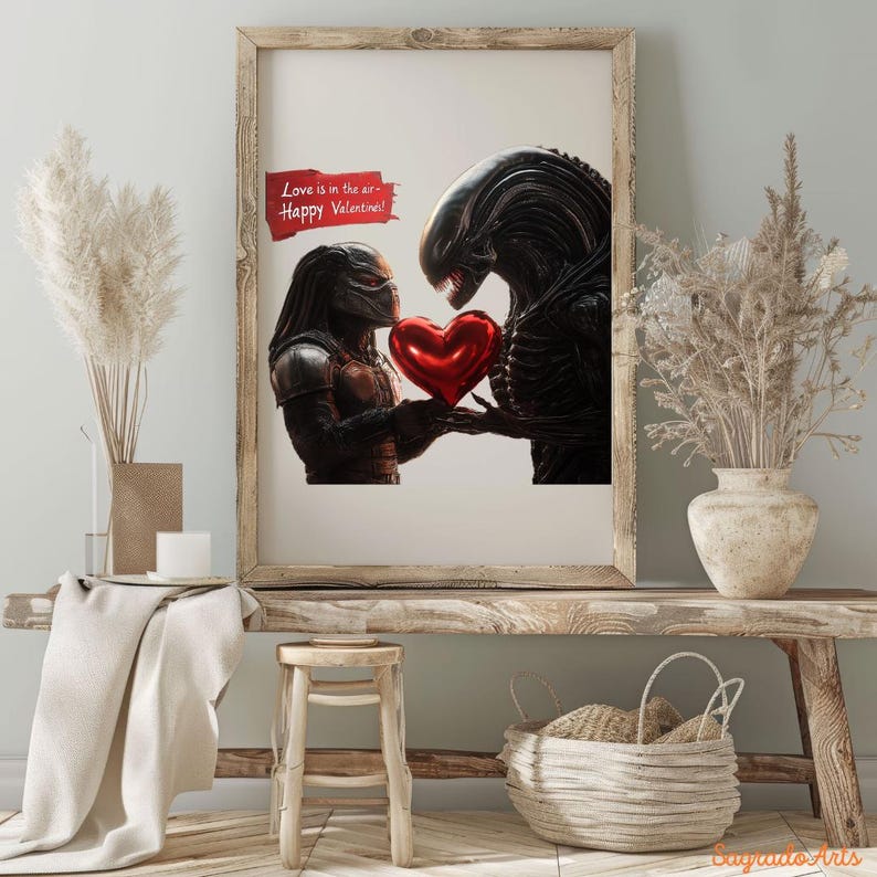 Valentine Png Alien Vs Predator Predator Valentine Alien Valentine ...