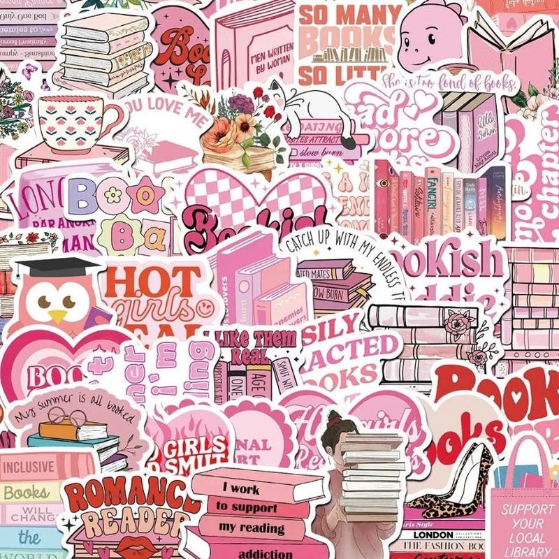 Pink Sticker Aesthetic - Etsy