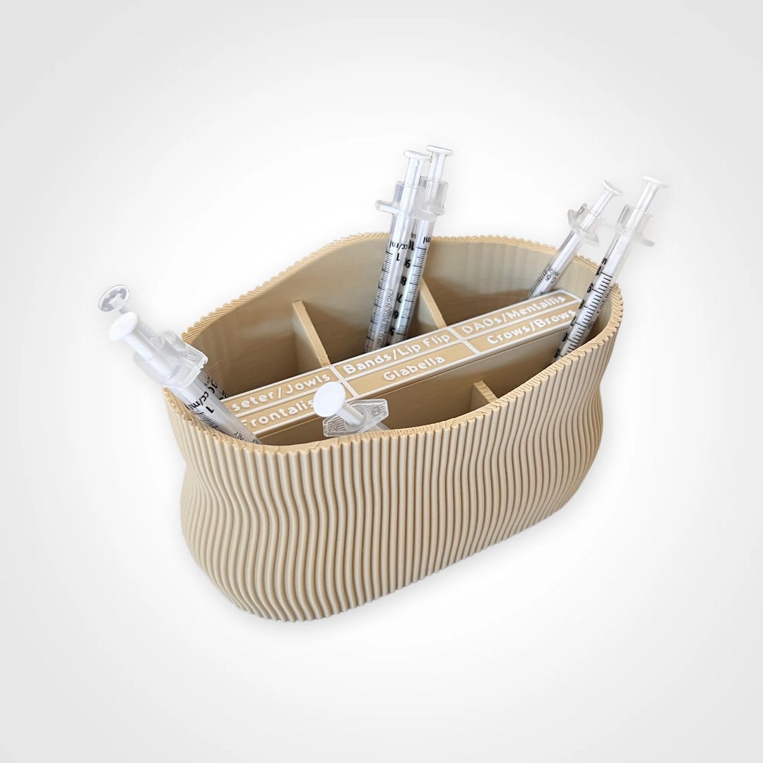 Tox Tray. Syringe Holder Organizer Grouped by Facial Muscles - for ...