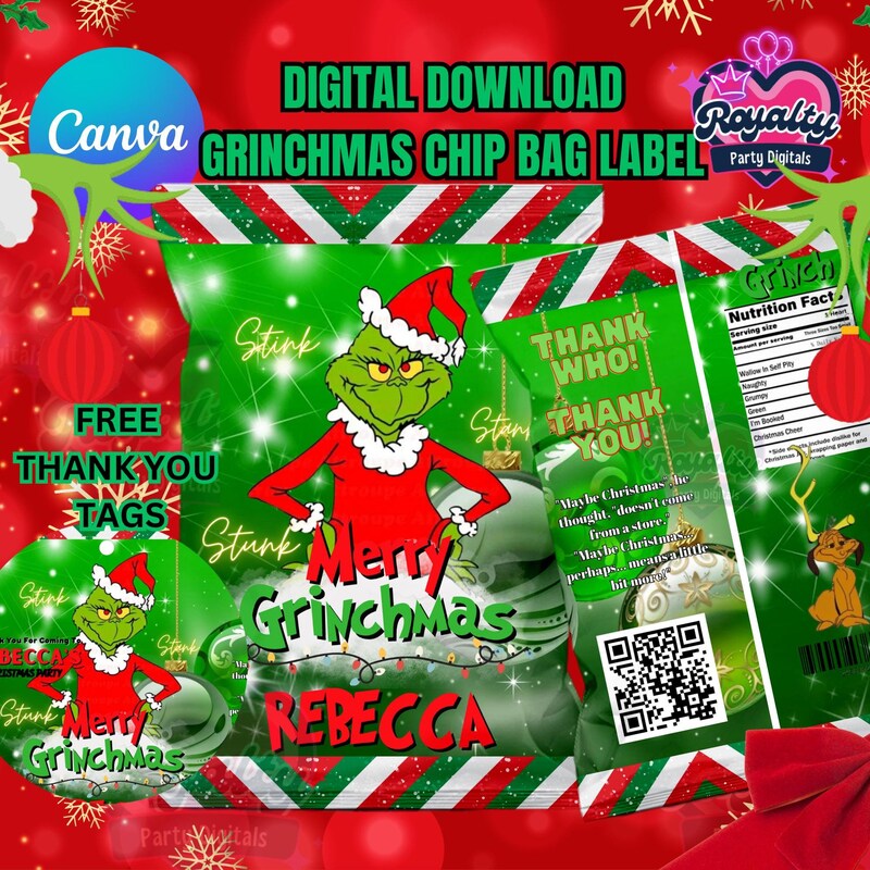 Grinch Party Favors - Etsy