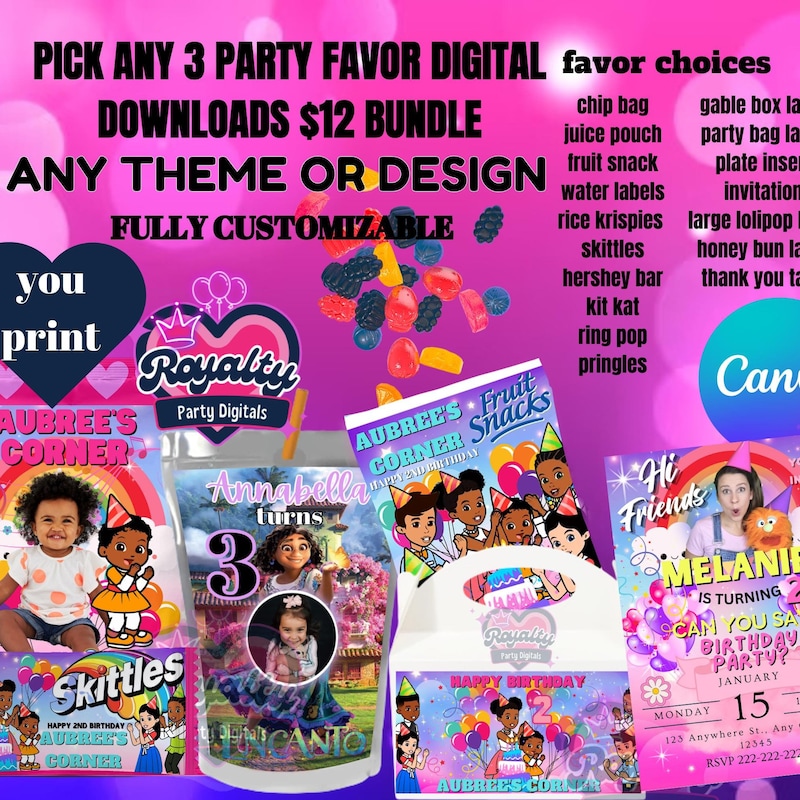 Custom Party Favors - Etsy