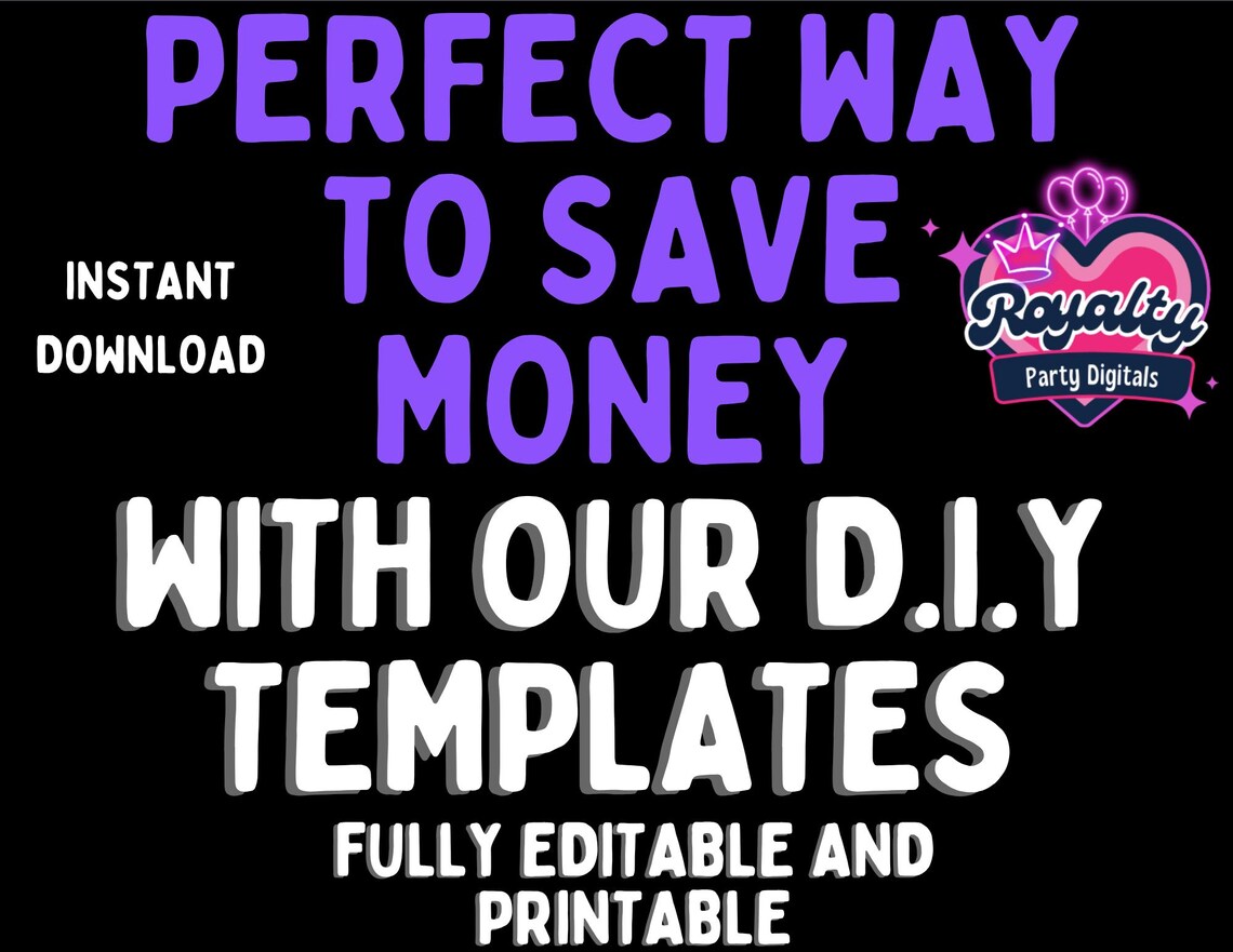 Blank Gable Box Template: Printable DIY Party Box (editable in Canva ...