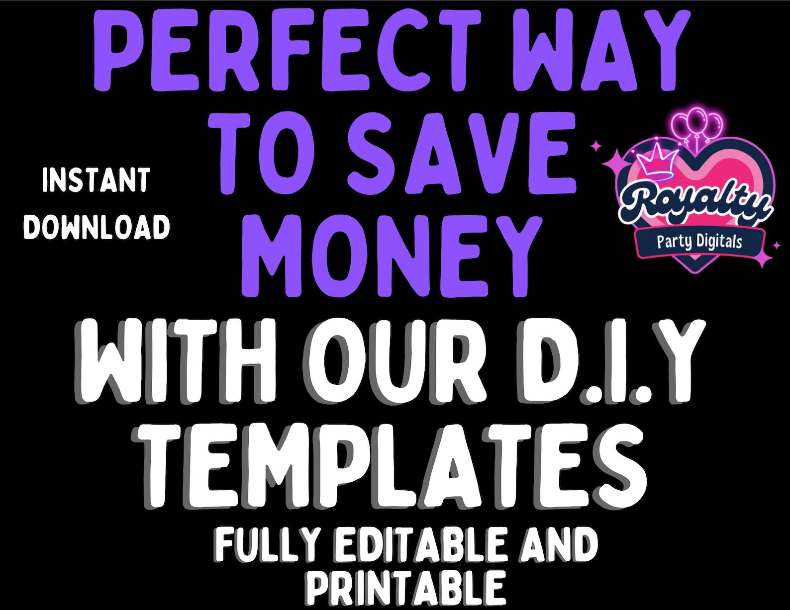Blank Gable Box Template: Printable DIY Party Box (editable in Canva ...