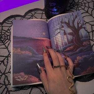 Custom Book Page Overlays Commissioned Book Art Bookish Merch - Etsy