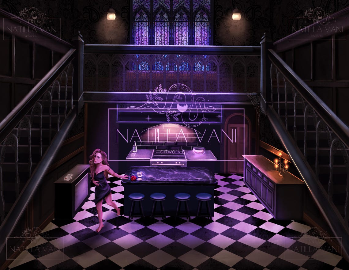 Haunting Adeline | Book Page Overlays | Book Print | Cat and Mouse Duet ...