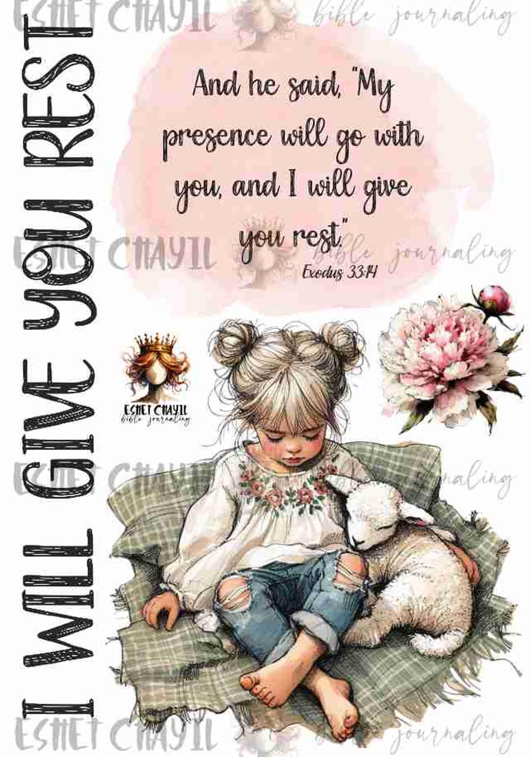 Karoo Rest - Bible Journaling Printable, Faith Based Art Journaling ...