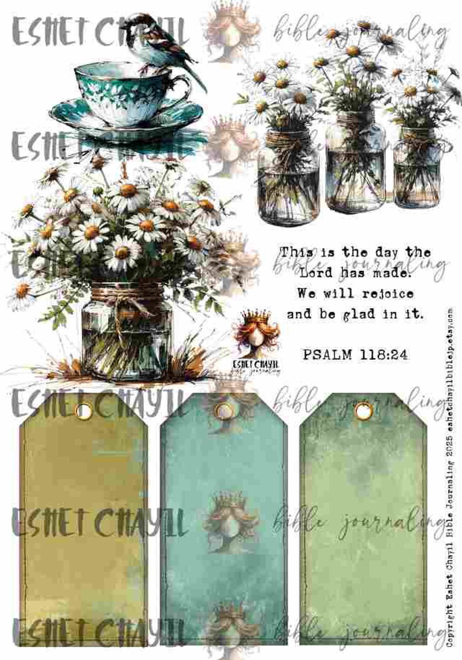 My Favorite Bible Verses - GLAD - Bible Journaling Printable - Etsy