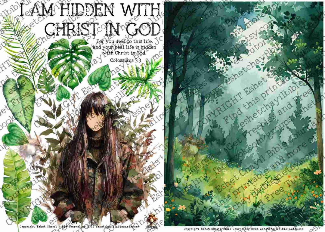 I Am Hidden With Christ in God #22 – Colossians 3:3 Bible Journaling ...