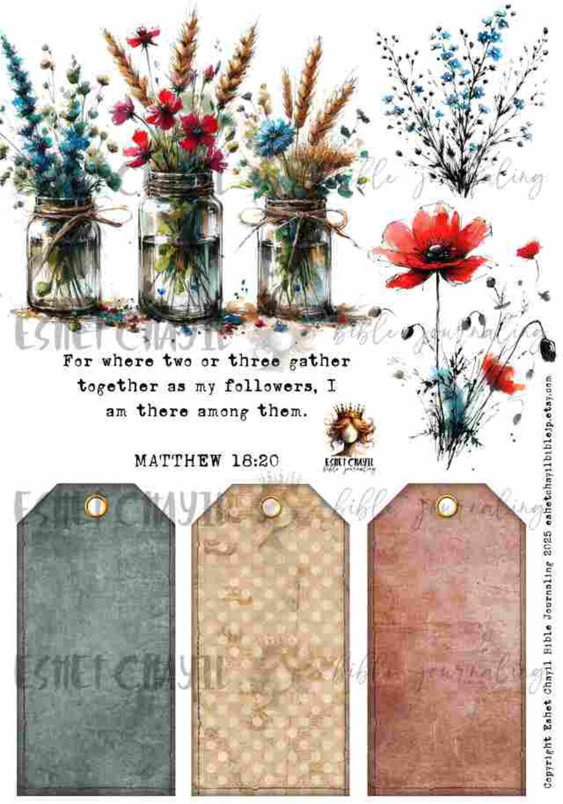 My Favorite Bible Verses - GATHER - Bible Journaling Printable and ...
