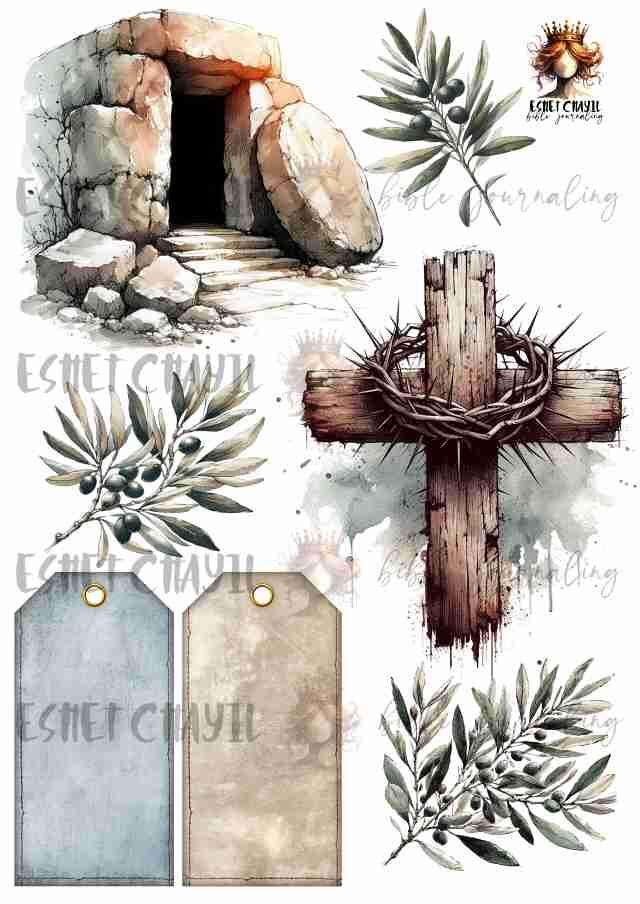 The True Meaning of Easter - Bible Journaling Printable, Faith Based ...