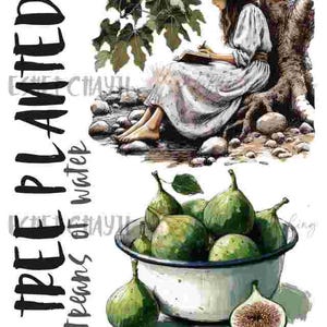 TREE Bible Journaling Printable, Faith Based Art Journaling Printable ...