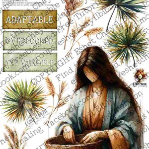 Woman of the Bible #2 Adah & Zillah Faceless Bible Journaling Printable ...