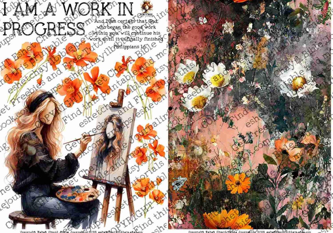 I Am a Work in Progress – Philippians 1:6 #44 Bible Journaling ...