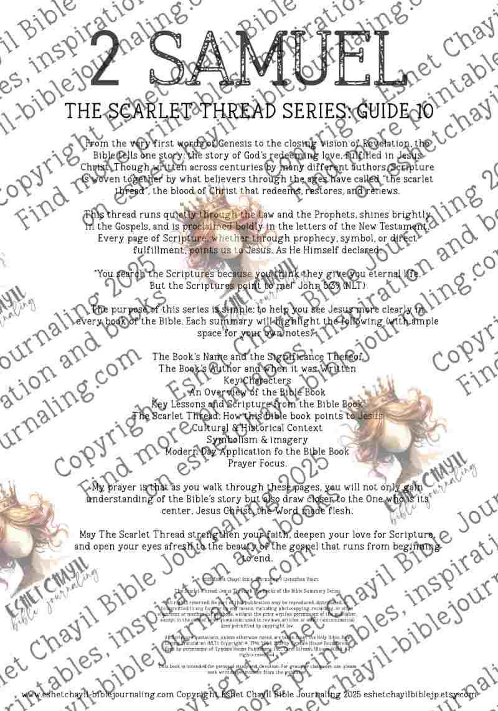 The Scarlet Thread: 2 Samuel Bible Book Summary - A Bible Study Guide ...