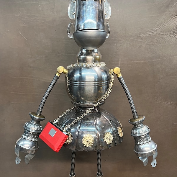 Robot Assemblage - Etsy