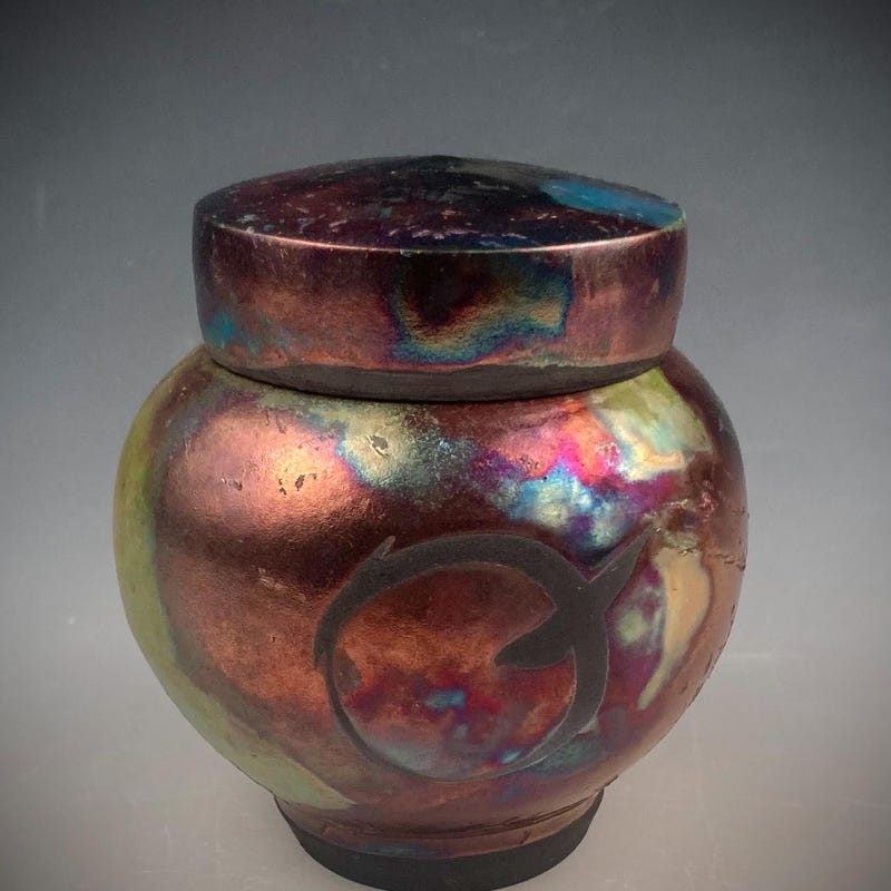 Raku Urns - Etsy