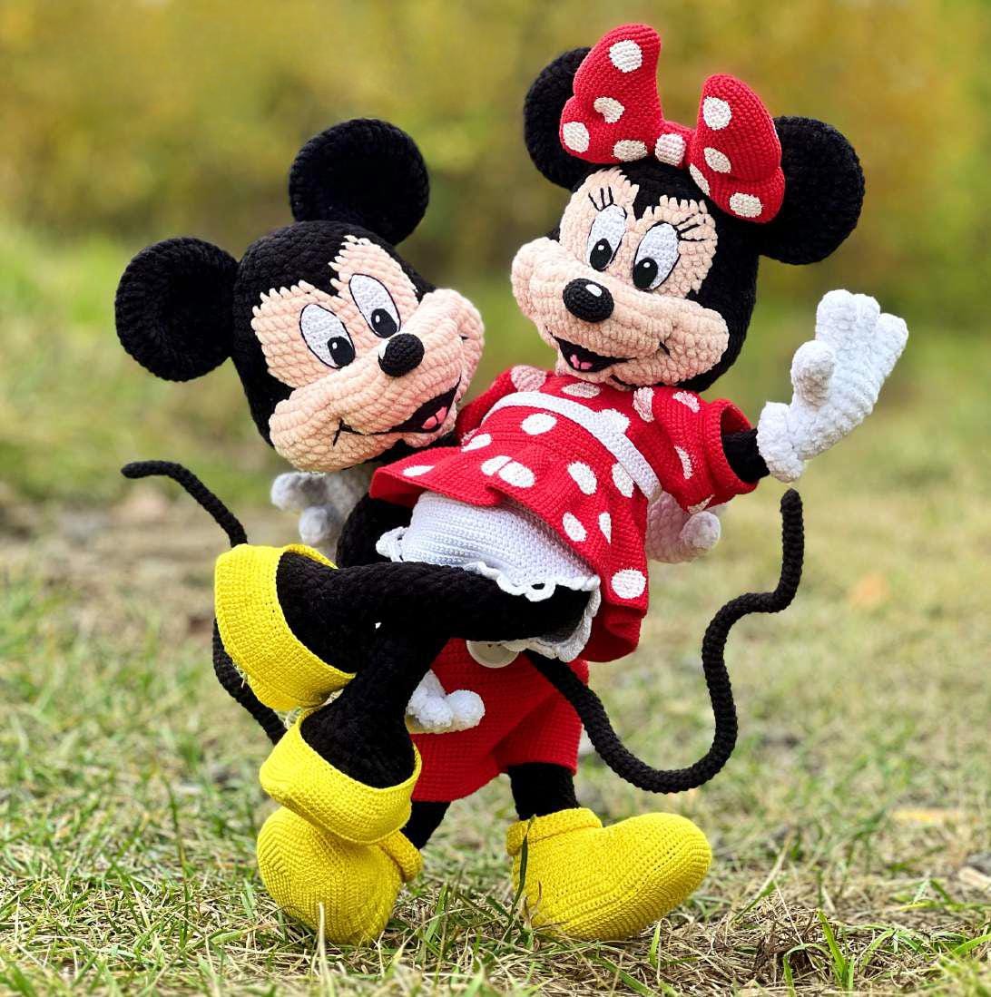 Mickie and Minnie Crochet Pattern, Amigurumi Crochet Patterns, Crochet ...