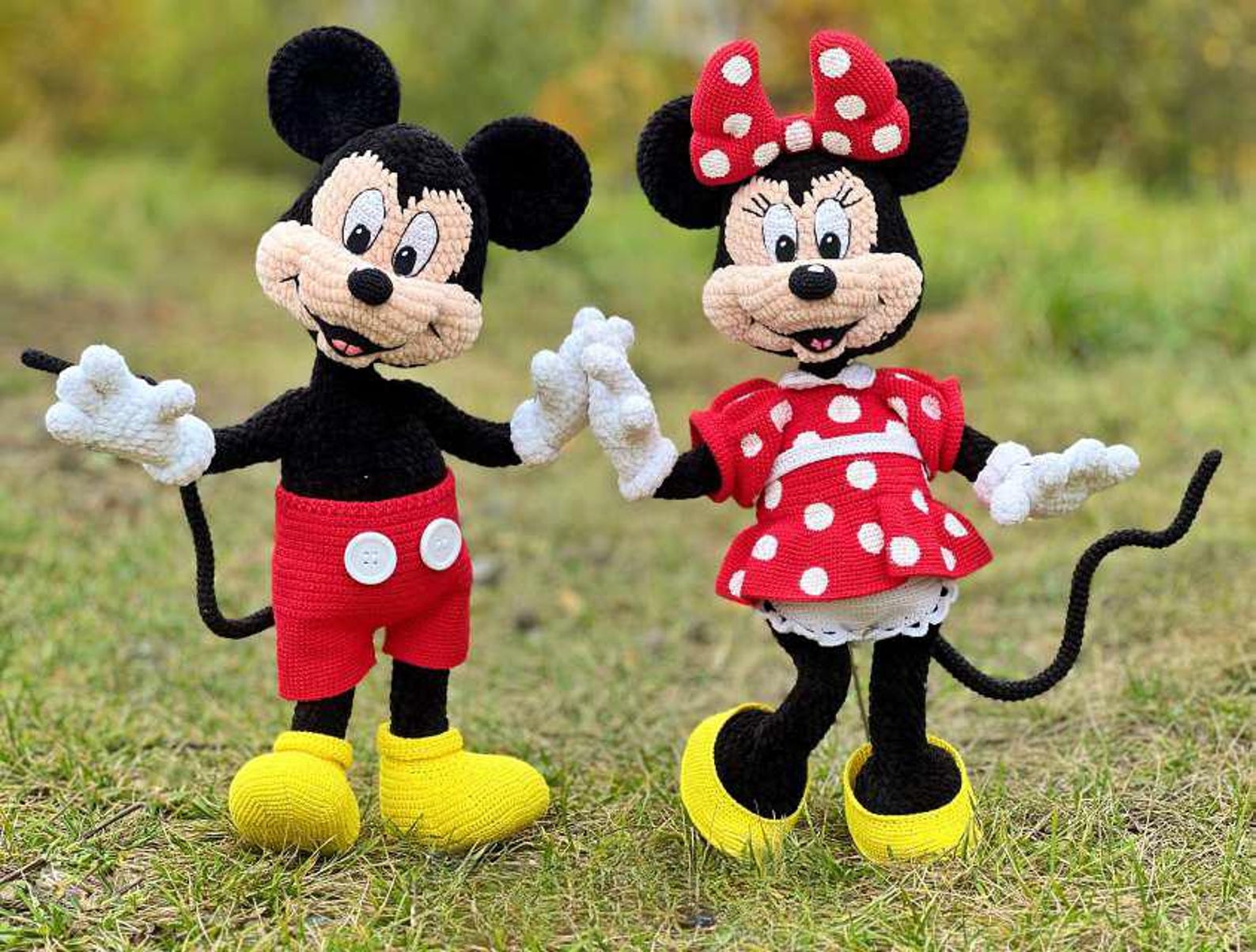 Mickie and Minnie Crochet Pattern, Amigurumi Crochet Patterns, Crochet ...