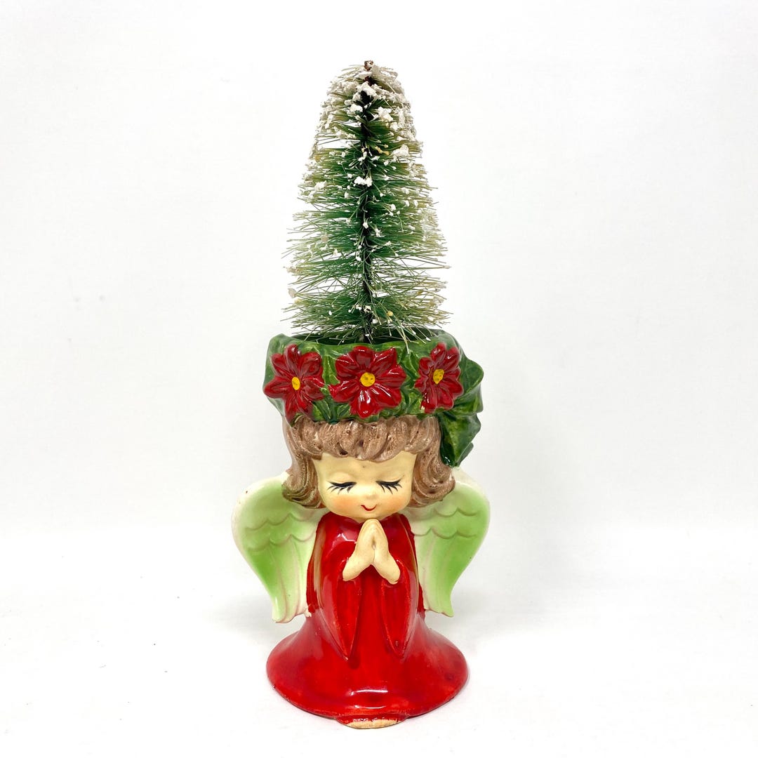 Vintage Angel Candle Holder, Lefton Angel Candleholder - Etsy