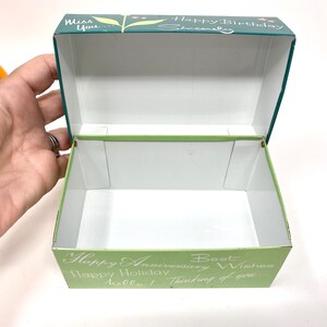 Vintage Box Names Addresses Recipe File Special Occasions - Etsy