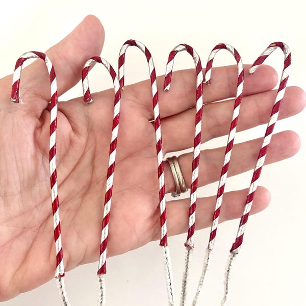 Miniature Candy Canes - Etsy