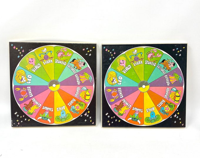 Vintage Empty Display Boxes, Zodiac Signs, Horoscope Signs, Capitol ...