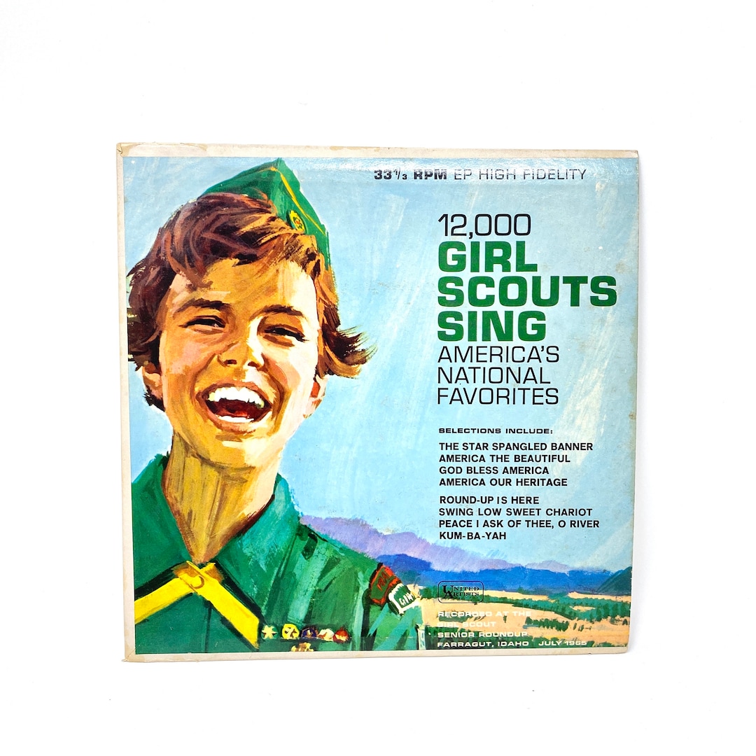 Vintage Girl Scout Record, 12000 Scouts Sing, 33 1/3 RPM 7 Vinyl - Etsy