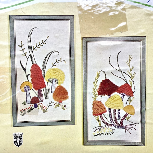 Vintage Crewel Kit - Etsy