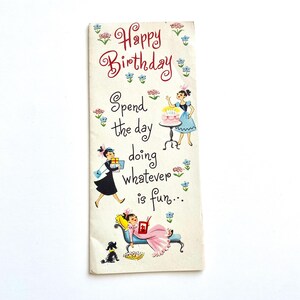 Vintage Greeting Card, Happy Birthday, Gift for Friend, Indulge ...